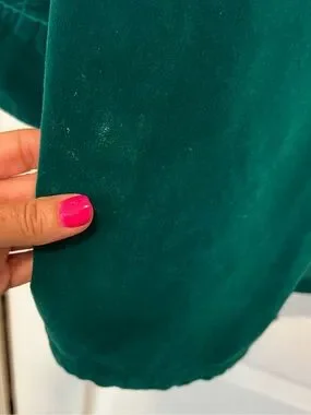 Vintage | Tops | Vintage Emerald Green Velvet Top Button Up Size 6 Pure ...